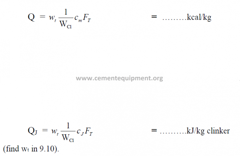 EVERY SINGLE EQUATION IN CEMENT INDUSTRY - INFINITY FOR CEMENT EQUIPMENT